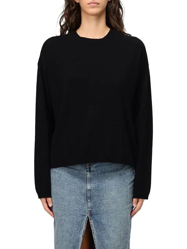 Woolrich Ribbed Wool And Cashmere Blend Crew-neck Sweater - Black
