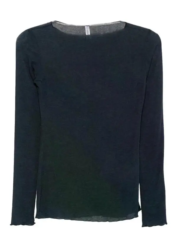 DANIELE FIESOLI Boat-neck Cashmere Sweater - Blue