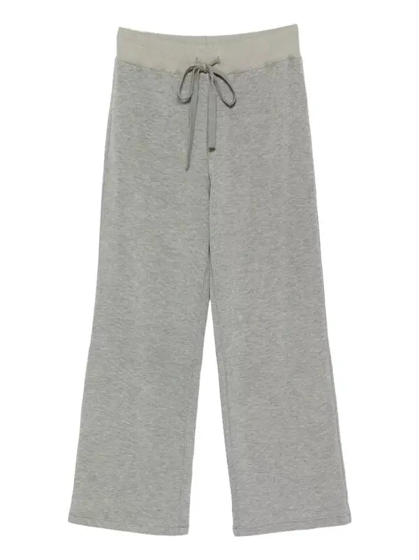 BOBI Comfort Waist Cropped Track Pants - Grey