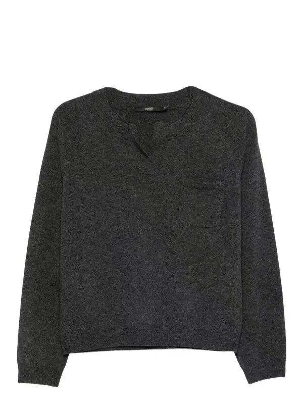 Seventy Chest-pocket Sweater - Grey