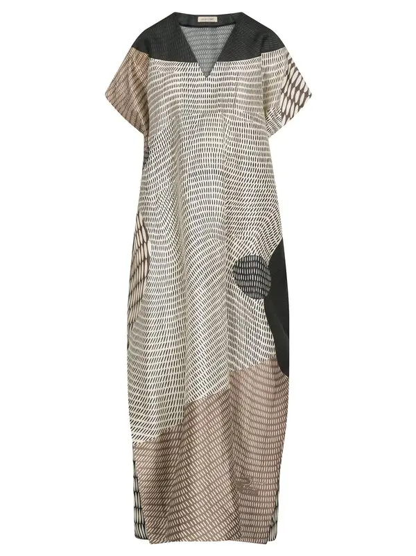 HEIRLOME Huipil Silk Midi Dress - Multi