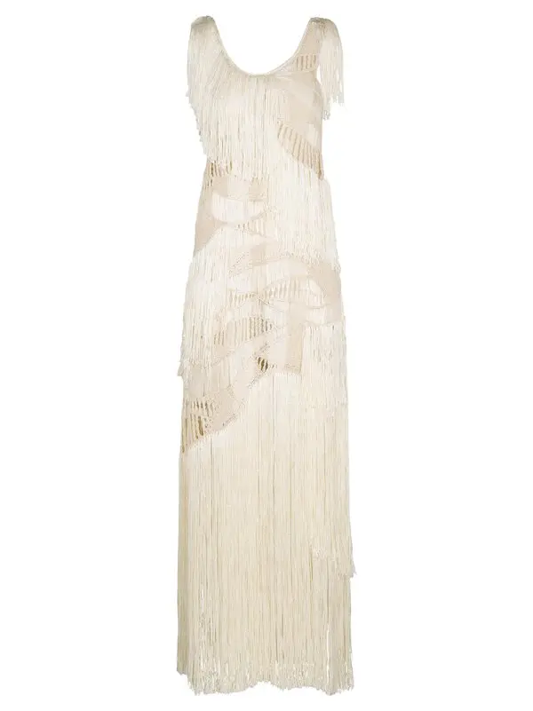 HEIRLOME Aurorsa Silk Maxi Dress - Ivory