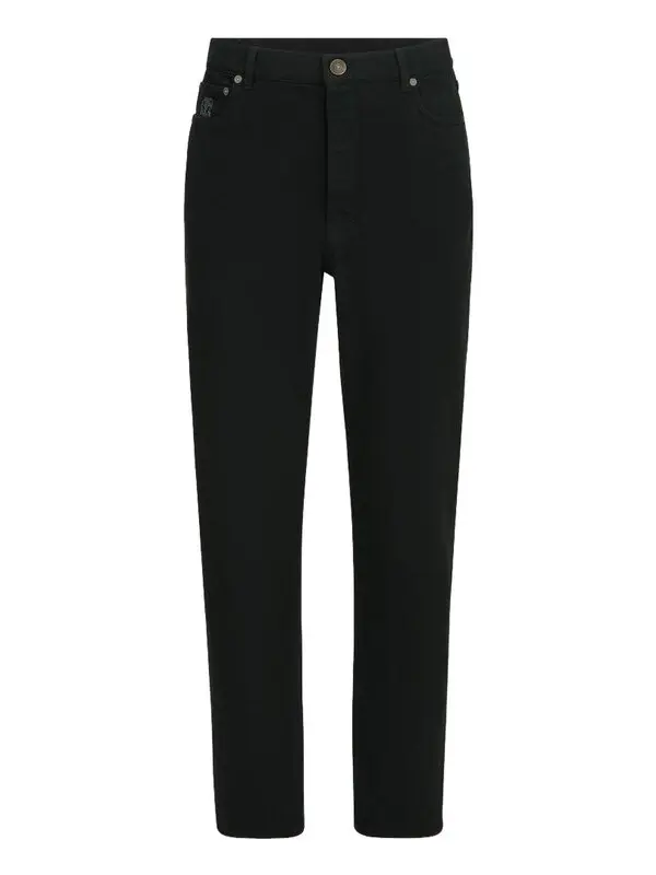 Brunello Cucinelli Cotton Trousers - Black