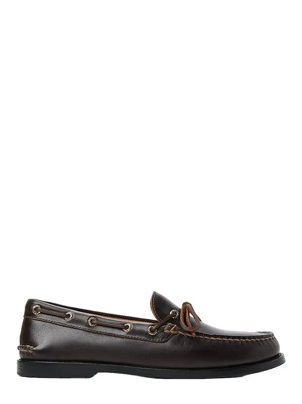 Sperry Gold Cup Authentic Original Prescott 1 Eye Boat Shoe - Smooth Dark