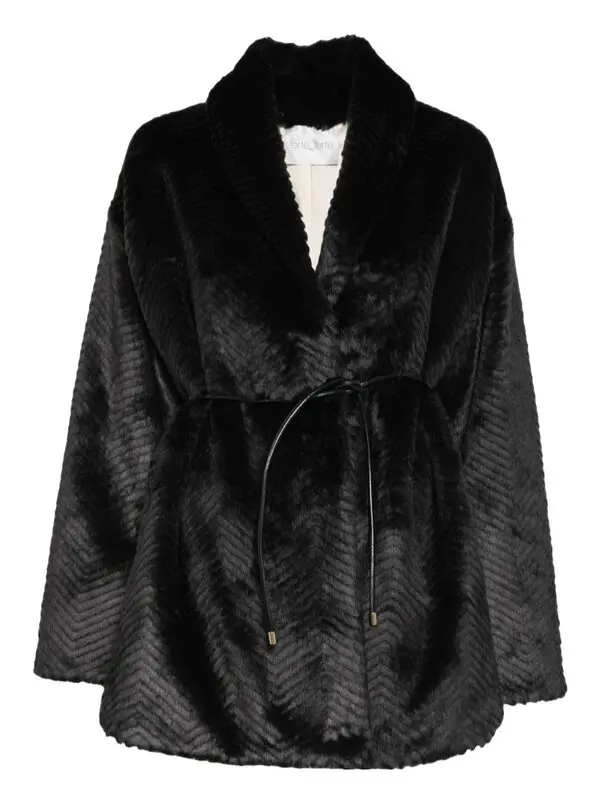 FORTE_FORTE Long-sleeve Casual Jacket - Black