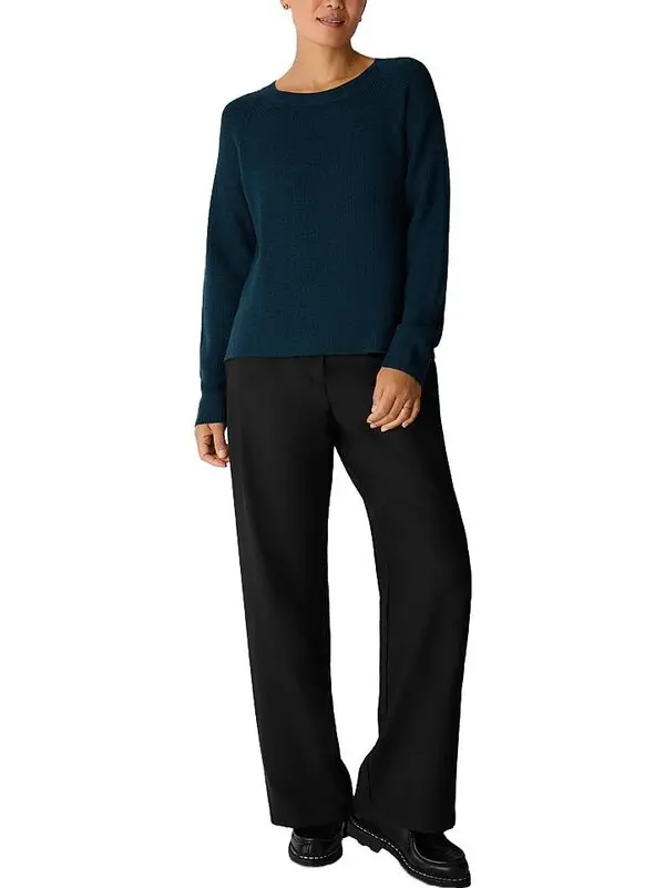 Eileen Fisher Merino Wool Crewneck Sweater - Atlan