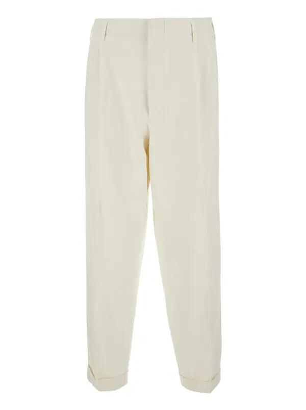 Brunello Cucinelli Straight Leg Pants - Beige