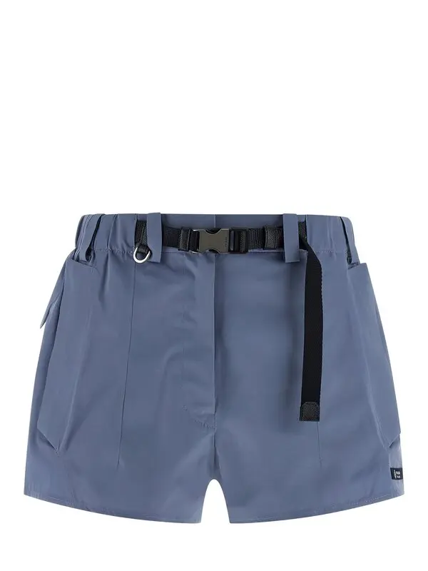 Prada Technical Canvas Shorts - Blue