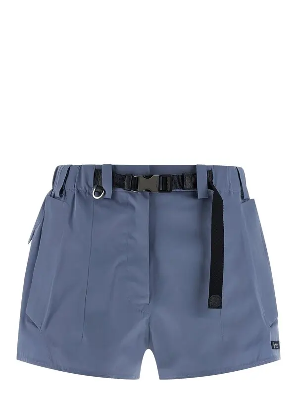Prada Technical Canvas Shorts - Blue