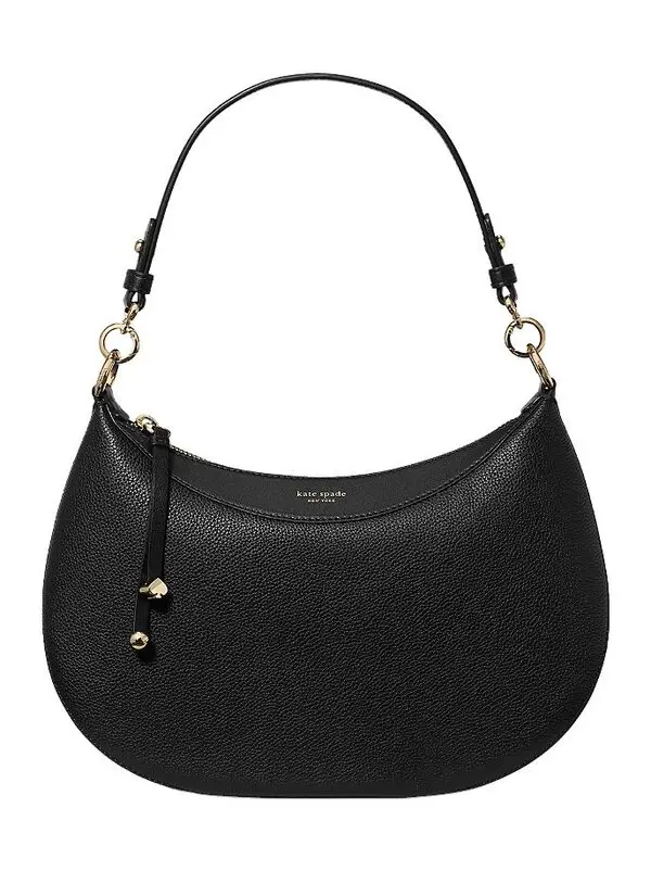 Kate Spade New York Liv Medium Leather Shoulder Bag - Black