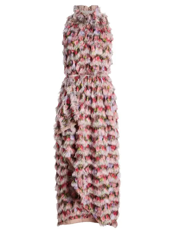 Ulla Johnson Aline Mock-neck Dress - Multi
