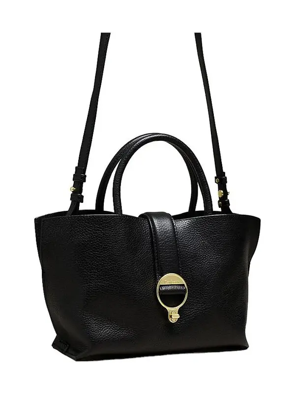 Barbour Alder Mi Leather Tote Bag - Black
