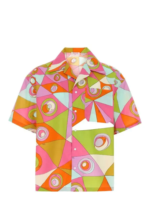 Emilio Pucci Poplin Shirt For - Printed
