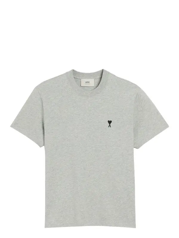 AMI Paris Of Coeur Mini T-shirt - Hthgrey