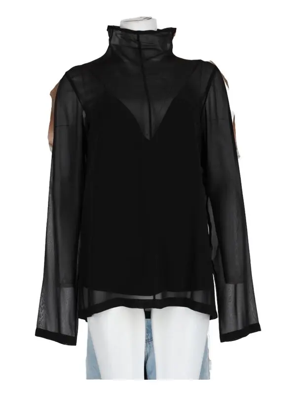 Sportmax 100% Silk Shirt - Black
