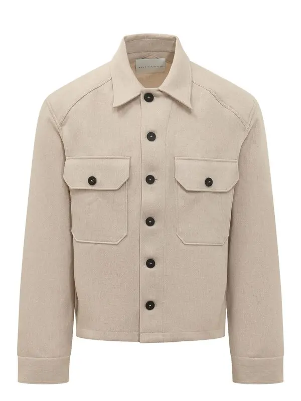 Studio Nicholson Slim Fit Overshirt - Feather