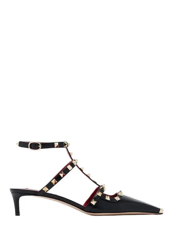 Valentino Garavani Rockstud Mini Ankle Strap - Black
