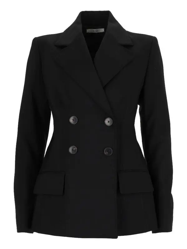 Co Virgin Wool Stretch Jacket - Black