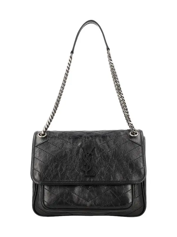 Saint Laurent Niki Medium Shoulder Bag, 28 Cm X 20 Cm X 8.5 Cm - Black