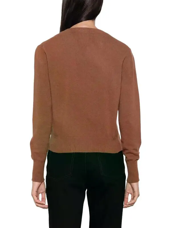 DANIELE FIESOLI V-neck Cashmere Sweater - Brown