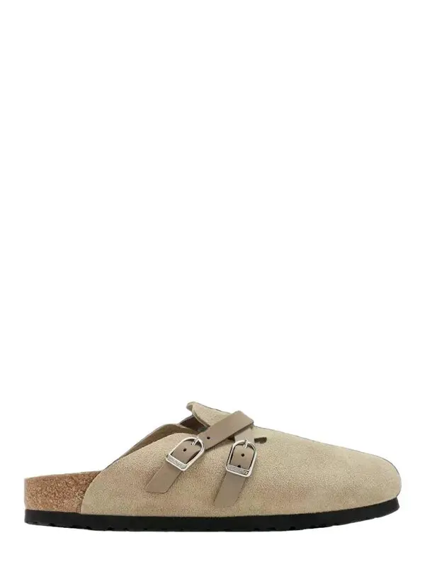 BIRKENSTOCK Blair Suede Mules - Neutrals