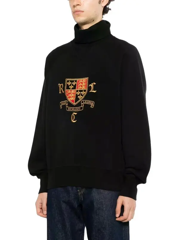 Polo Ralph Lauren Logo-embroidered Sweatshirt - Black