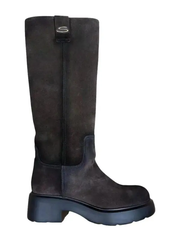 Santoni Easy Platform Boots - Grey