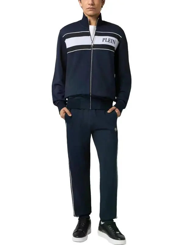 Philipp Plein Logo-print Track Jacket - Blue