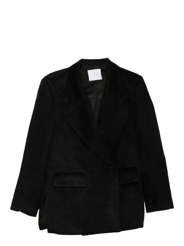 Sú Notched-lapels Single-breasted Blazer - Black