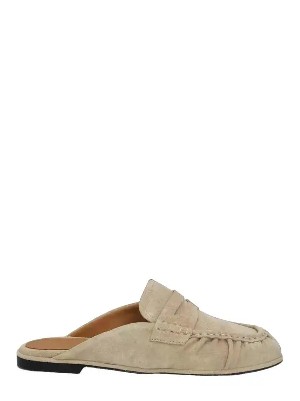 TORAL SHOES Khalo Suede Mules - Neutrals