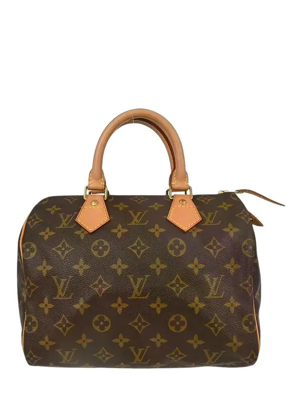 LOUIS VUITTON 2000 Monogram Speedy 25 Tote Bag - Brown