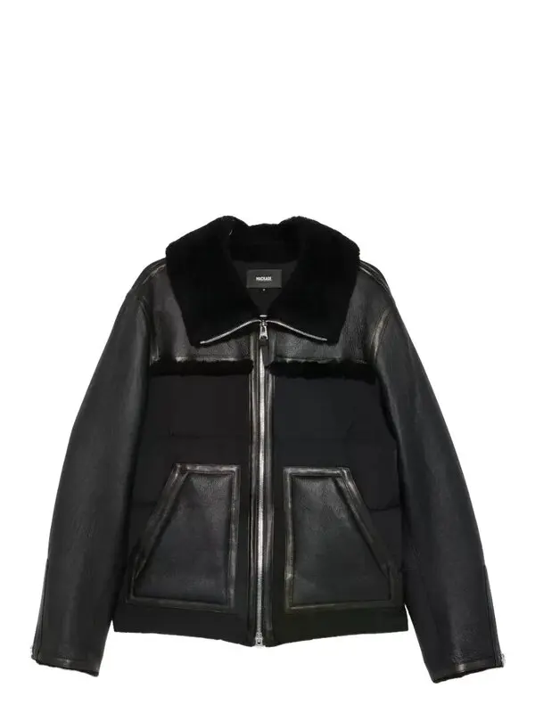 Mackage Shearling-trim Padded Jacket - Black