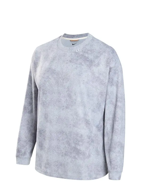 Nike Caitlin Standard Issue Dri-fit Top Asia Sizing - Wolf Grey
