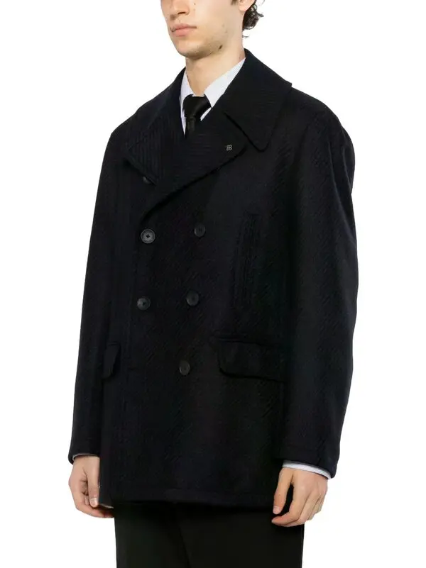 Tagliatore Double-breasted Coat - Blue