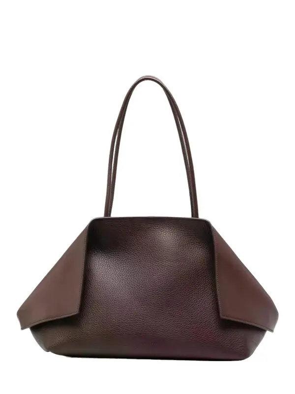 MINOBOSSI Valery Grained-leather Shoulder Bag - Brown