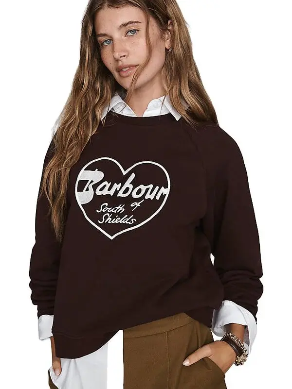 Barbour Ambleside 100% Cotton Sweatshirt - Fig