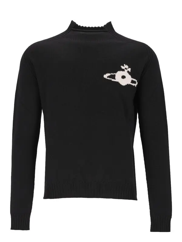 VIVIENNE WESTWOOD Mock Neck Sweater - Black