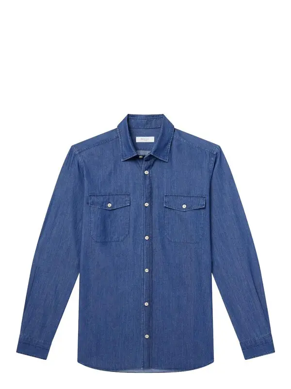 Boglioli Denim Shirt - Blue