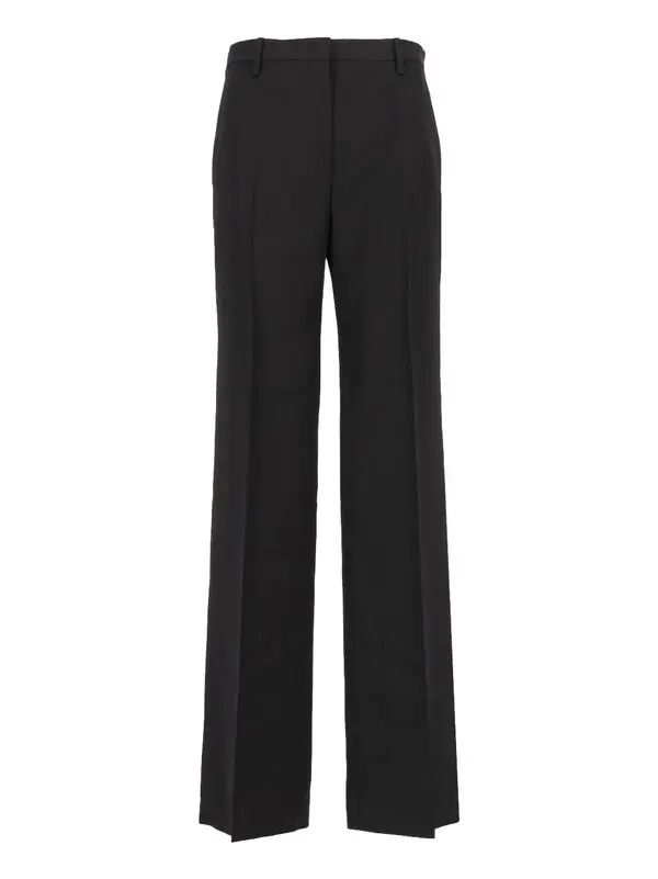Fendi Grain De Poudre Trousers - Black