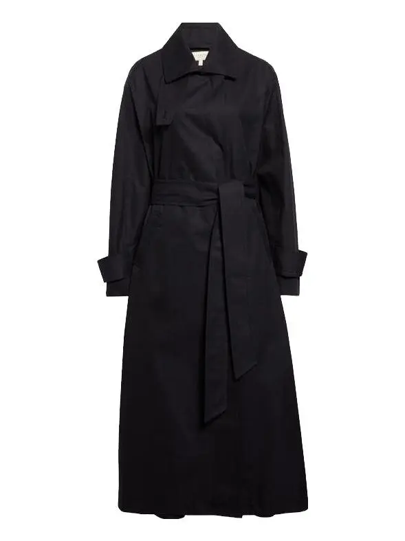 KALLMEYER Gabin Cotton Twill Trench Coat - Midnight