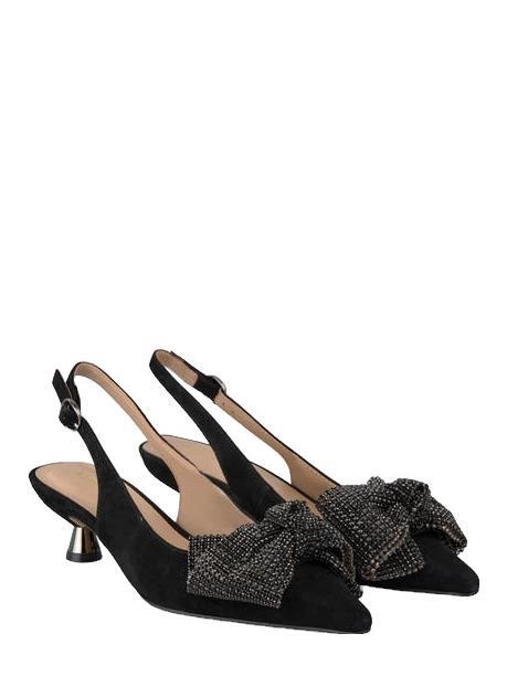 ALMA EN PENA Mini Bow Shoe - Black