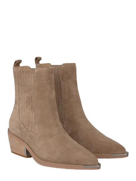 ALMA EN PENA Flat Bootie With Elastic - Vison