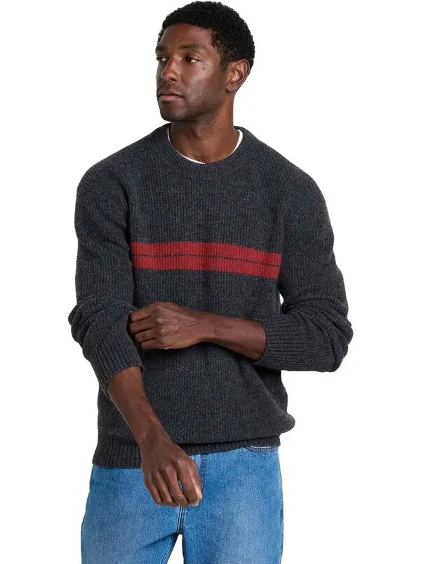 TOAD & CO Wasatch Sweater - Charcoal Pattern