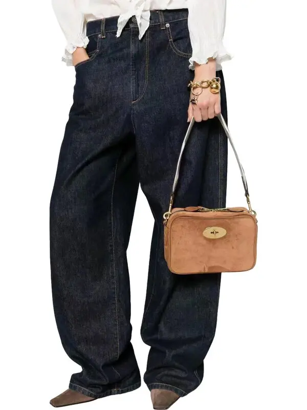 Mulberry Postman's Lock Shoulder Bag - Brown