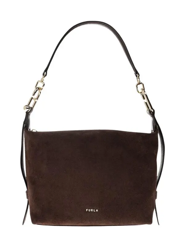 Furla Tonie Mini Hobo - Brown