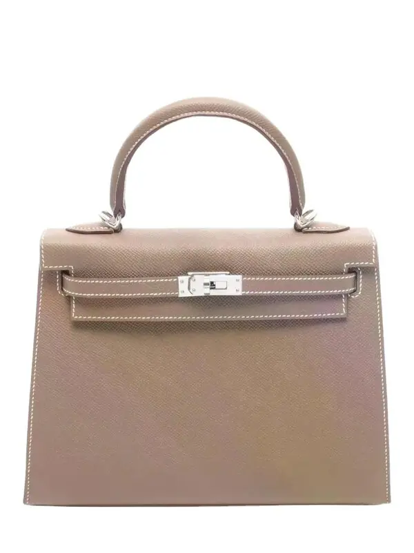 Hermès 2024 Kelly 25 Handbag - Brown