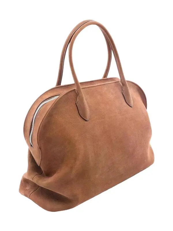 THE ROW 2020s 15 Agnes Suede Tote Bag - Brown