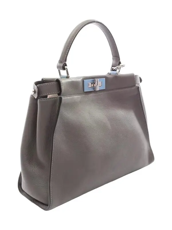 Fendi 2010s Medium Peekaboo Tote Bag - Grey