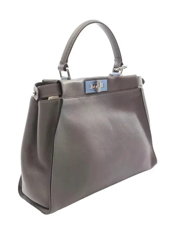 Fendi 2010s Medium Peekaboo Tote Bag - Grey