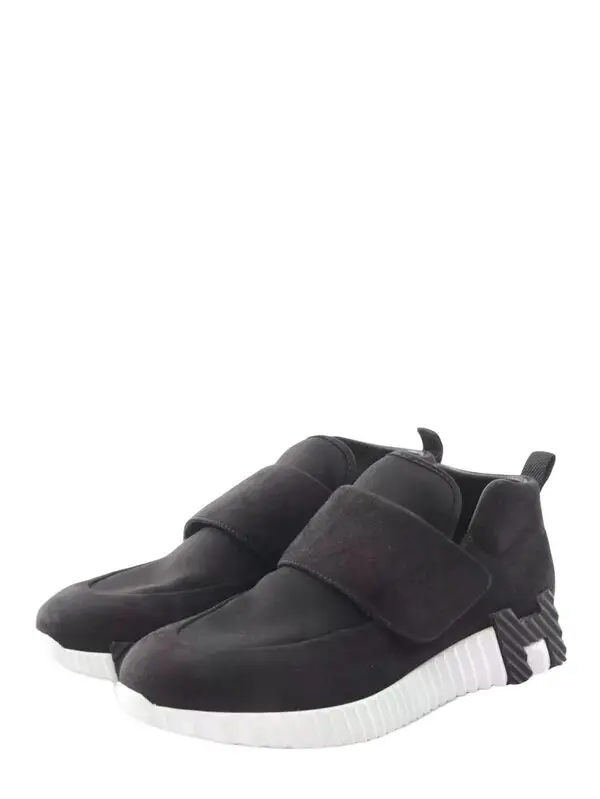 Hermès 2010s Bouncing Touch-strap Sneakers - Black